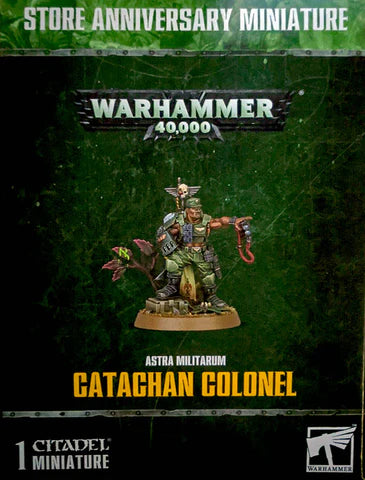 Warhammer 40K: STORE ANNIVERSARY- ASTRA MILITARUM: CATACHAN COLONEL - Level Up Store