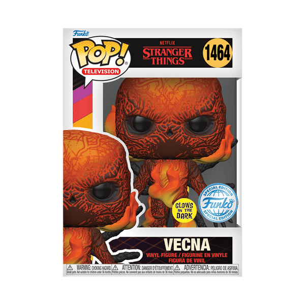 FUNKO POP!: Stranger Things Series 4 - Vecna (Red/Fire) (Special Editi ...