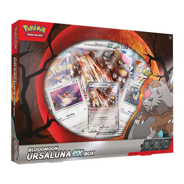Pokémon TCG: : Bloodmoon Ursaluna ex Box - Level Up Store