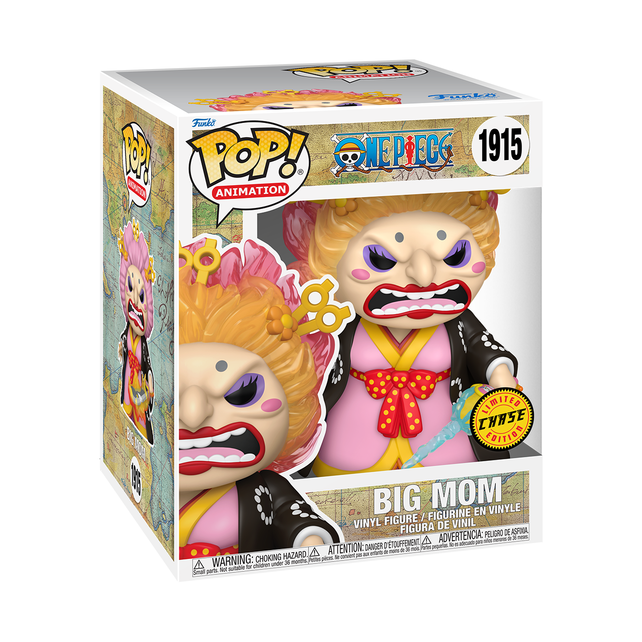 FUNKO POP! SUPER: One Piece - Big Mom (Kimono) 6 inch - CHASE - Level ...