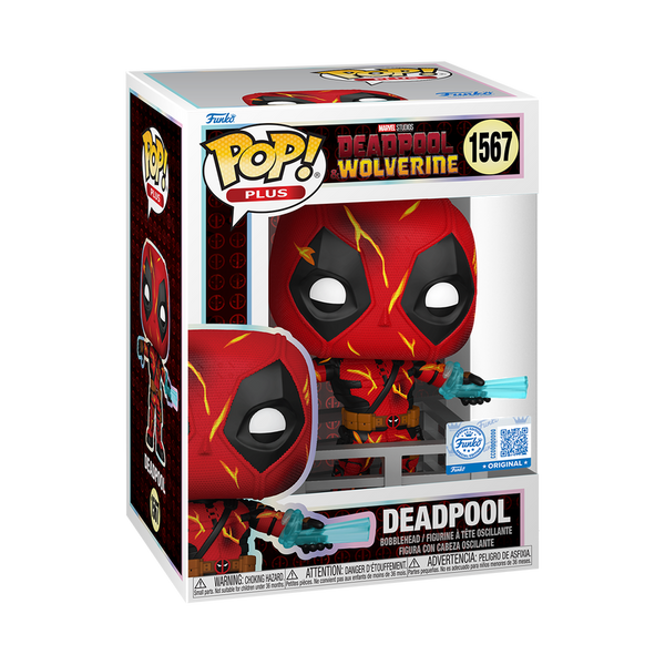 FUNKO POP PLUS!: Deadpool & Wolverine - Deadpool (Time Ripper) (Specia ...