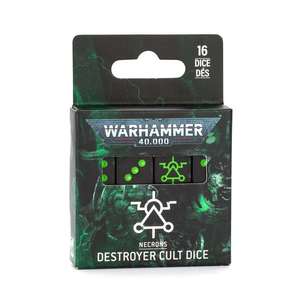 Warhammer 40K: Necrons Destroyer Cult Dice - Level Up Store