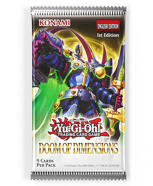 Yu-Gi-Oh! Doom of Dimensions - Core Booster Pack - Level Up Store