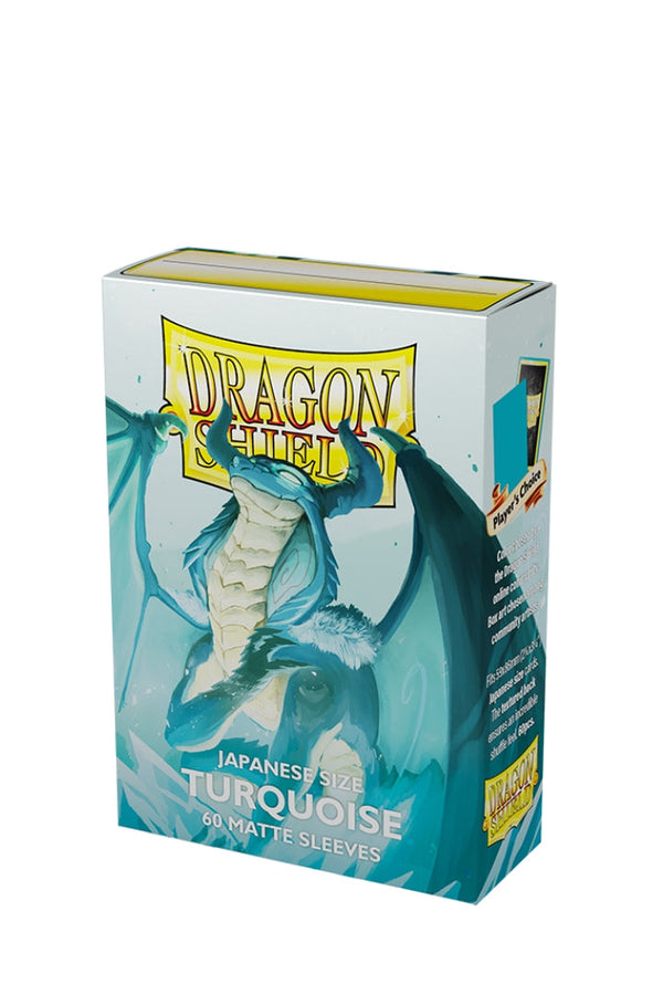 Dragon Shield Sleeves Japanese: Matte Turquoise (60) - Level Up Store