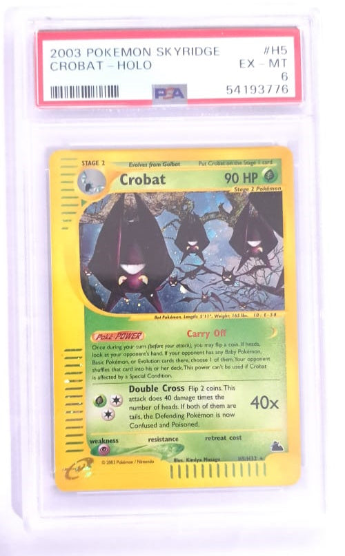 Graded Card | Crobat | Skyridge Holo H5 | PSA 6 - Level Up Store