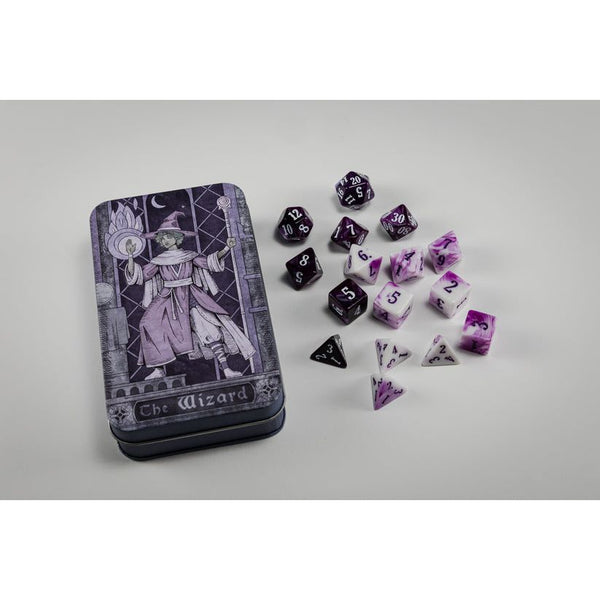 Dice Set and Tin | The Wizard - Level Up Store
