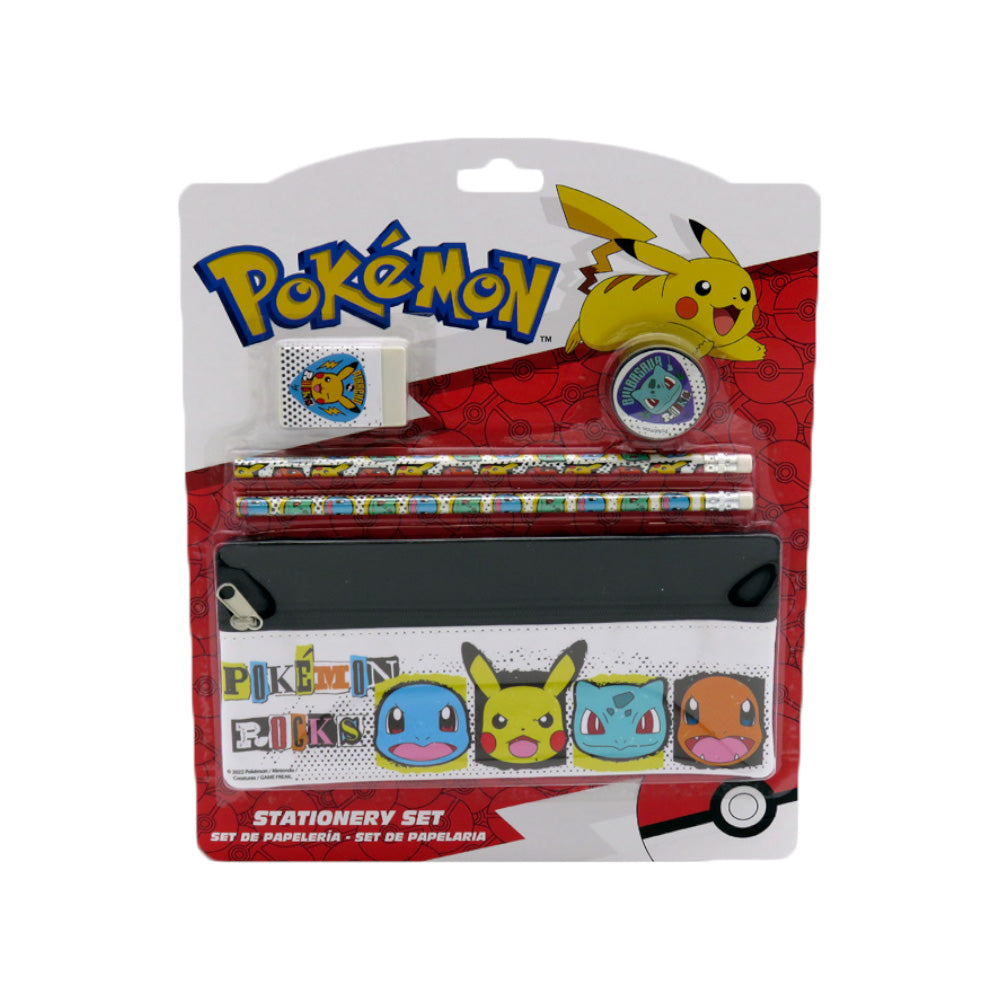 Pokémon - Stationery Set with Pencil Case - Level Up Store