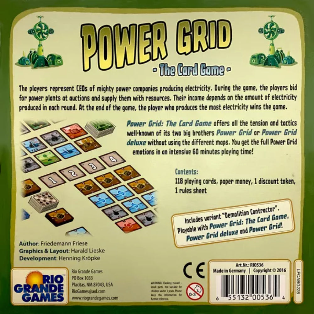 Power Grid: The Card Game - Level Up Store