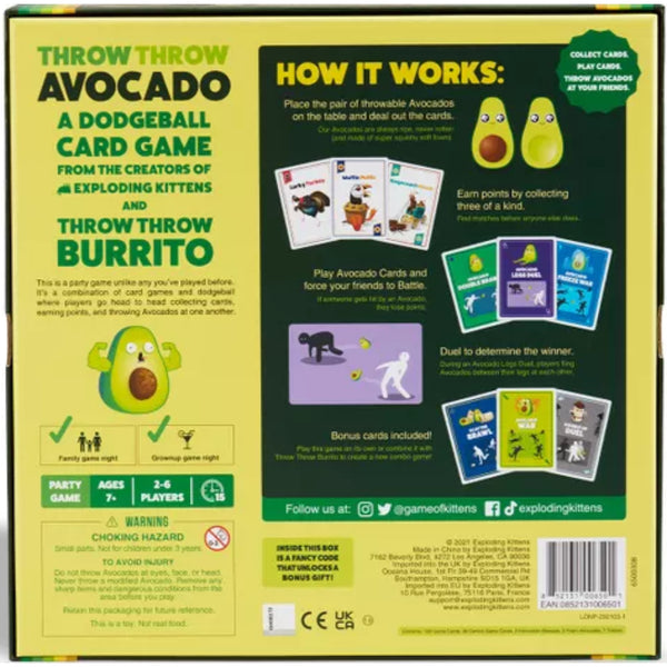 Throw Throw Avocado - Level Up Store